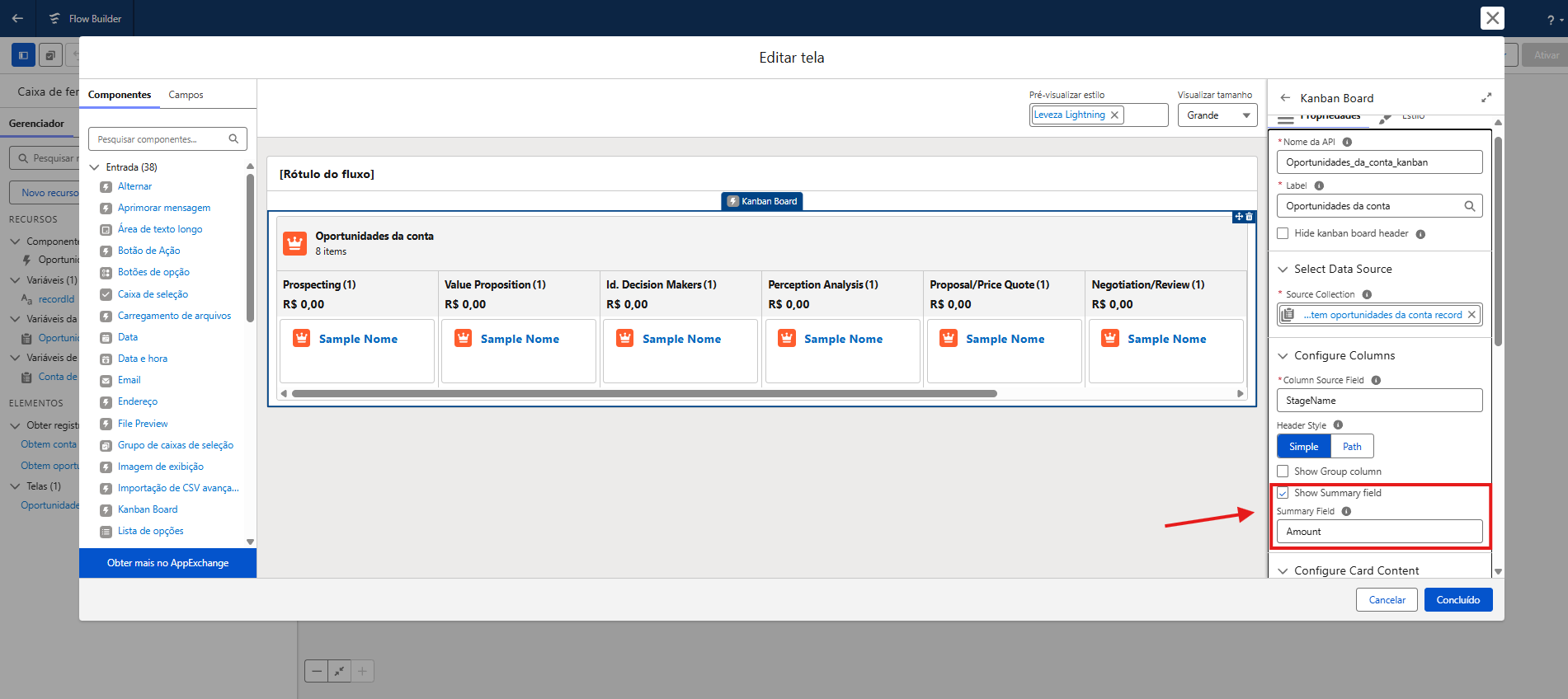 Kanban Screen Flow Salesforce: Passo a passo de 10 etapas de como criar
